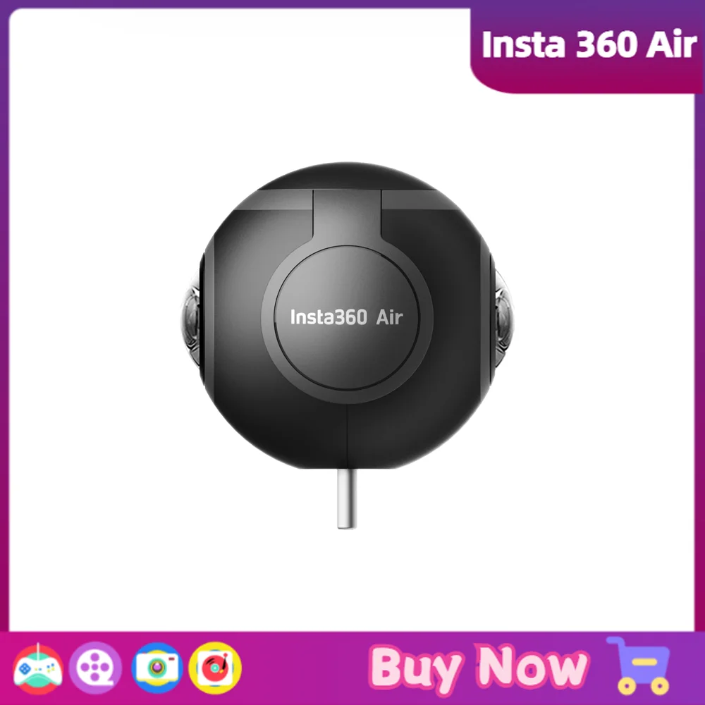 360-Degree-Panoramic-Camera-For-Android-PC-Insta360-Air-AI-Editing-Live ...