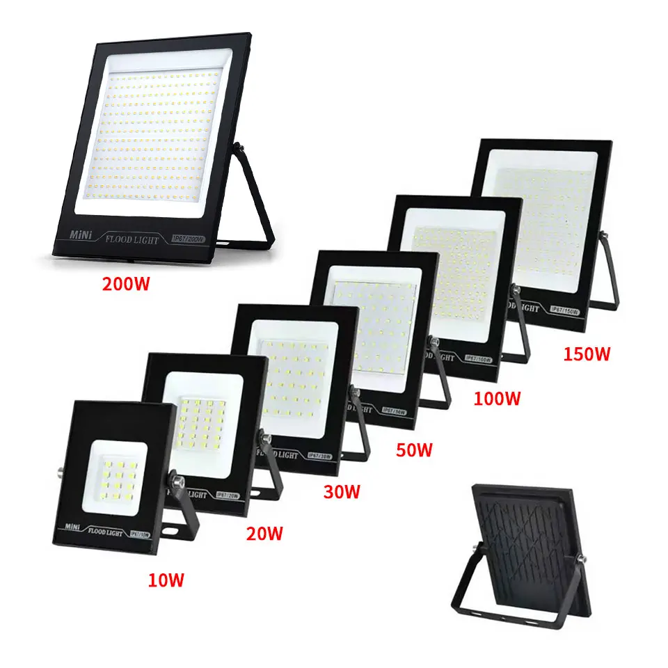 LED FloodLight IP67 Waterproof 200W Outdoor Garden Lighting Spotlight ...