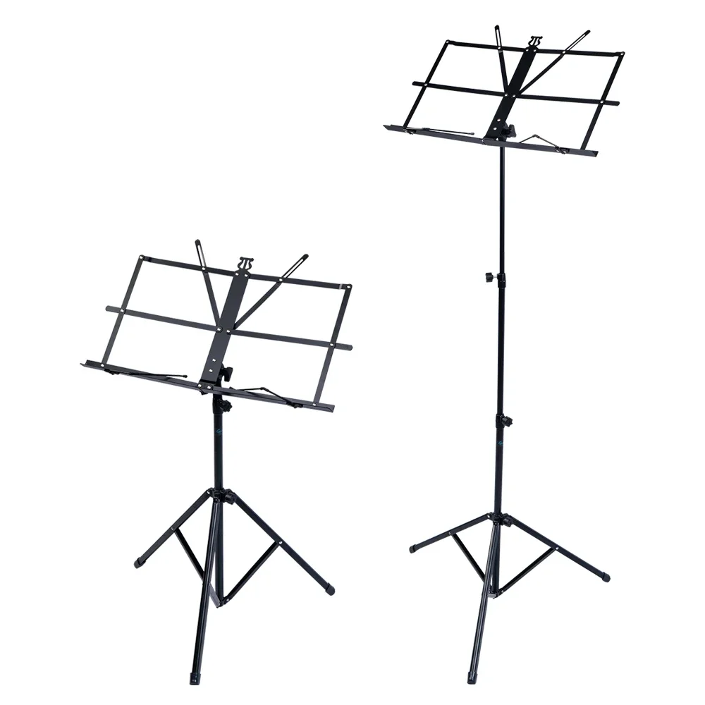 Folding-Music-Sheet-Stand-Portable-Aluminum-Alloy-Tripod-Music-Stands ...