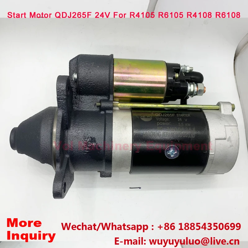 JIEFU-motor-de-arranque-QDJ265F-de-24V-piezas-de-repuesto-de-motor-di ...