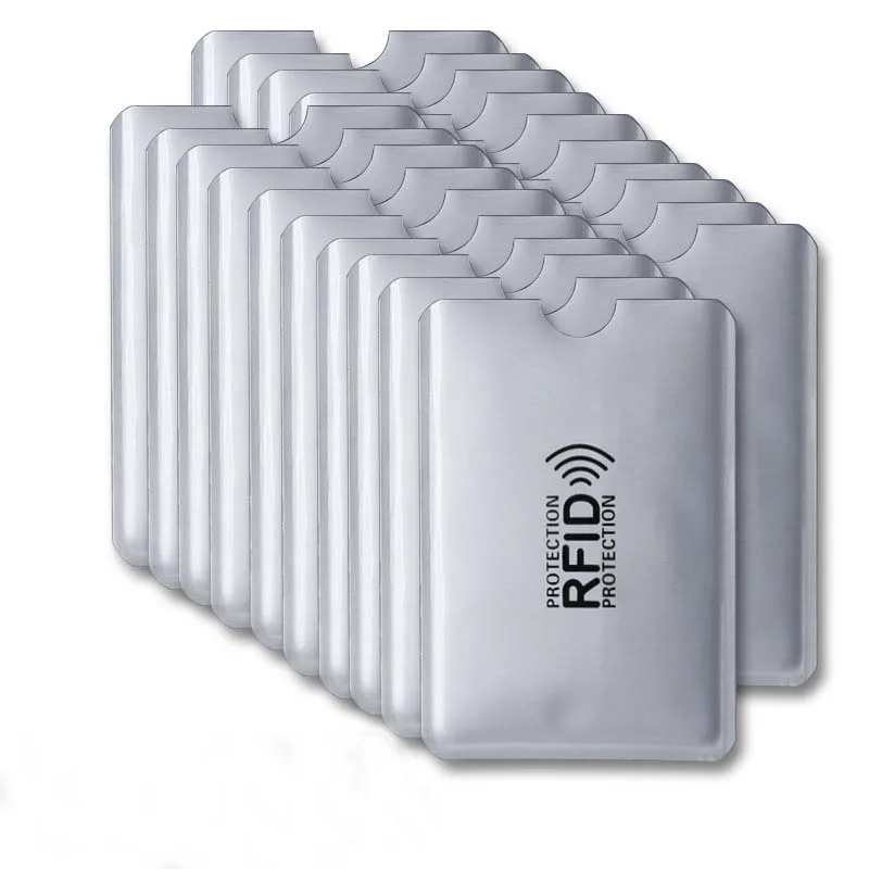 20PCS-Anti-Rfid-Wallet-Blocking-Reader-Lock-Bank-Card-Holder-Id-Bank ...