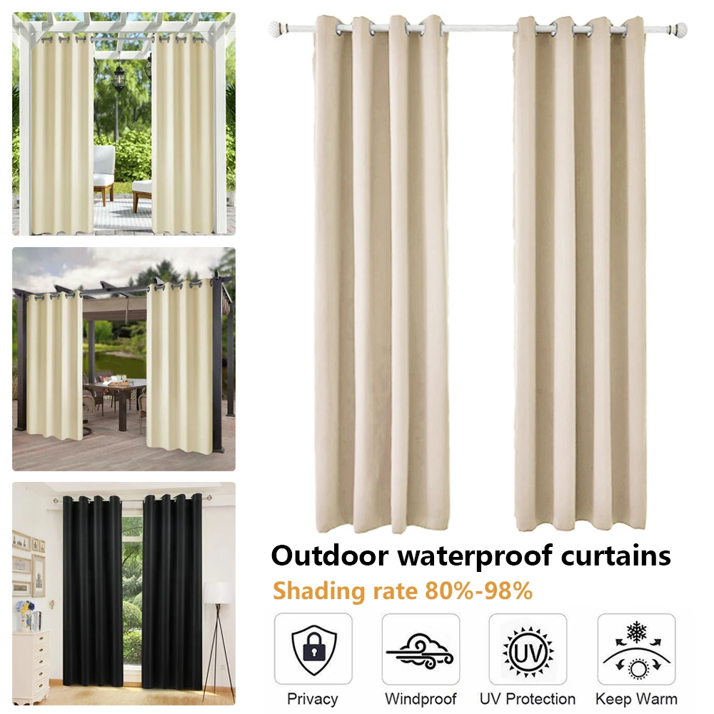 1Pcs-Nordic-Style-Blackout-Curtain-Living-Room-Bedroom-Solid-Color ...