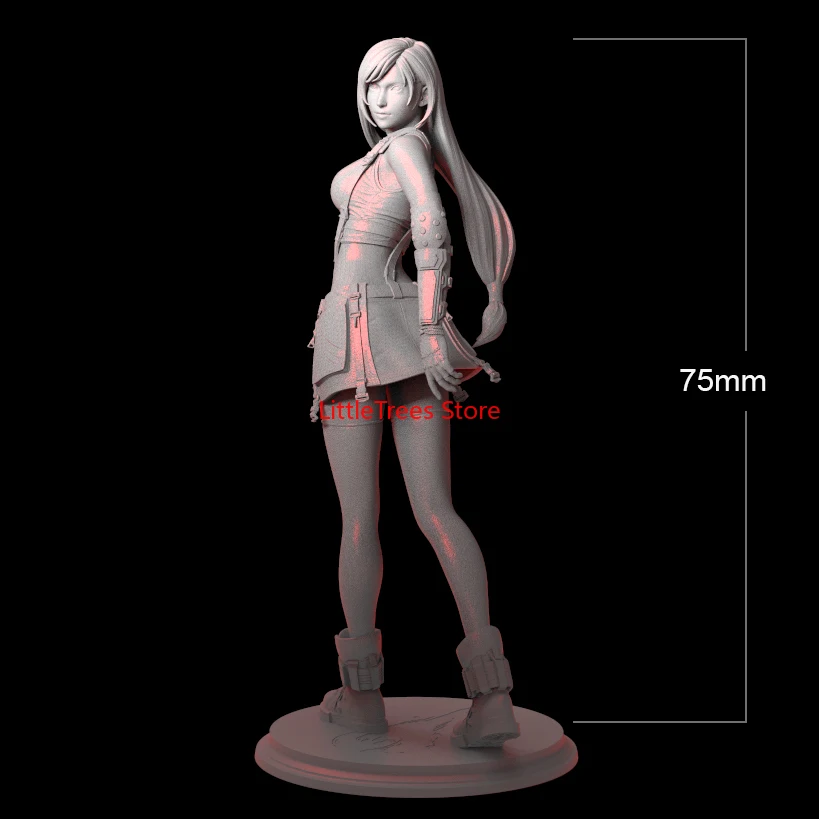 1/24 75mm 1/18 100mm Resin Model Beautiful Sexy Girl Figure Unpainted ...