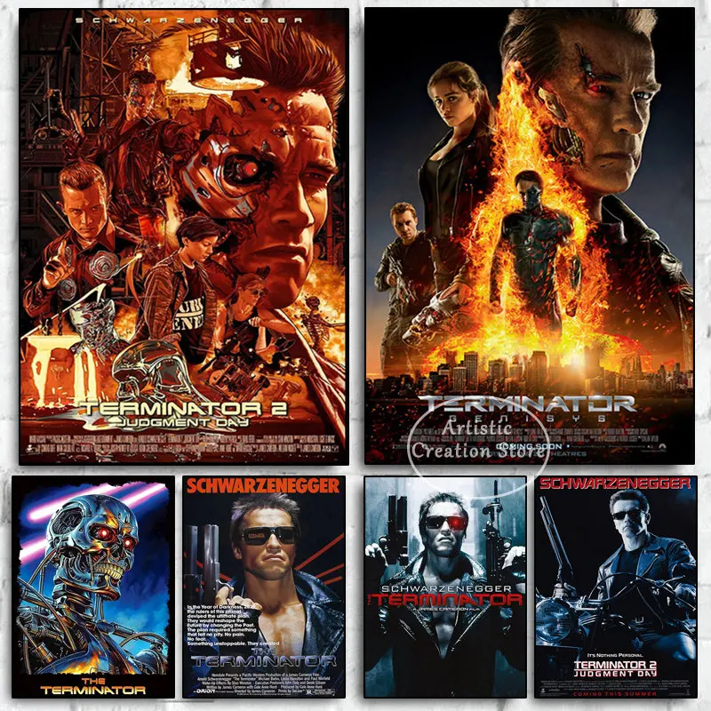 Affiche Cinema Terminator : Le Poster HD qui Transforme Votre Intérieur ...