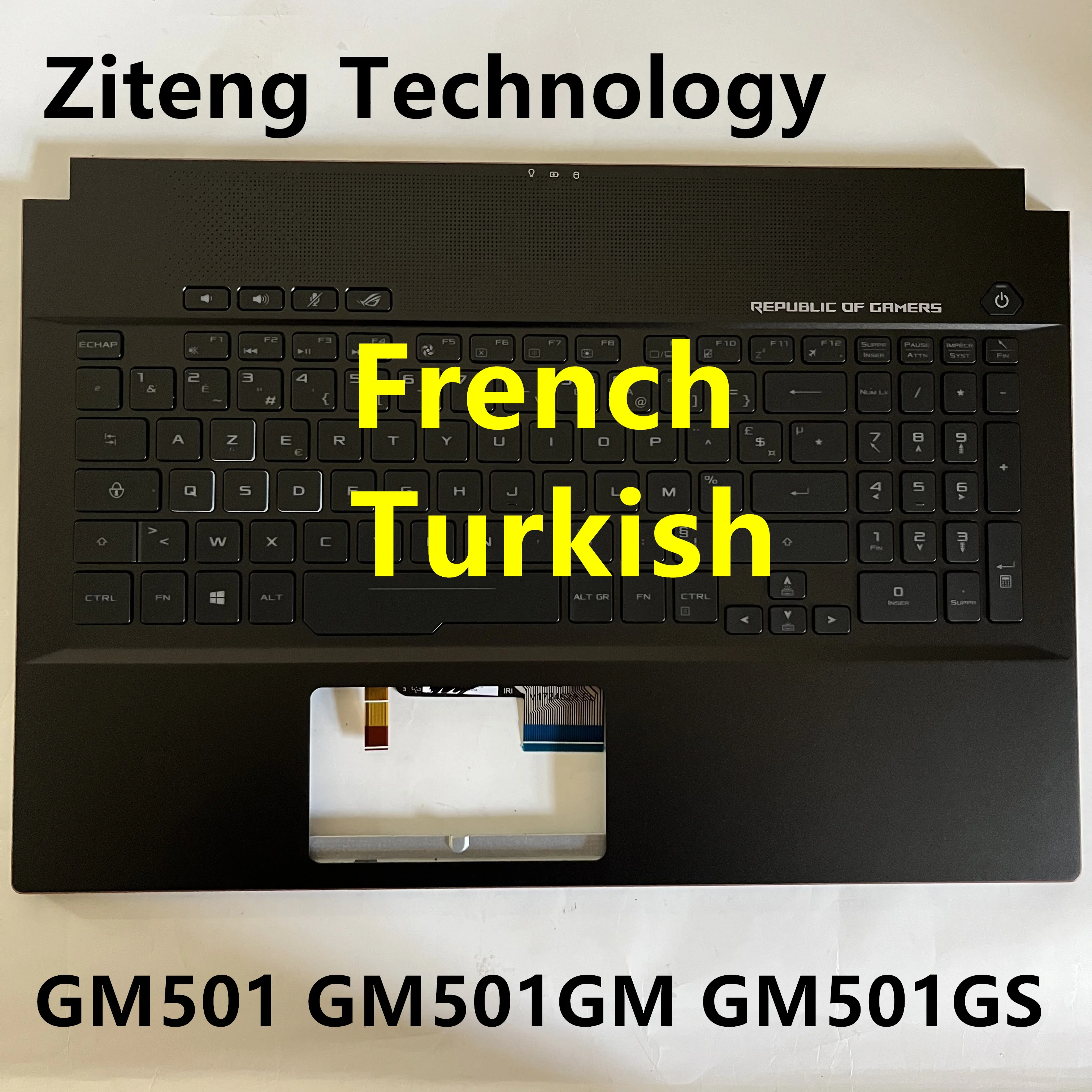 Brand-new-French-Turkish-keyboard-for-Asus-ROG-Zephyrus-GM501-GM501GM ...
