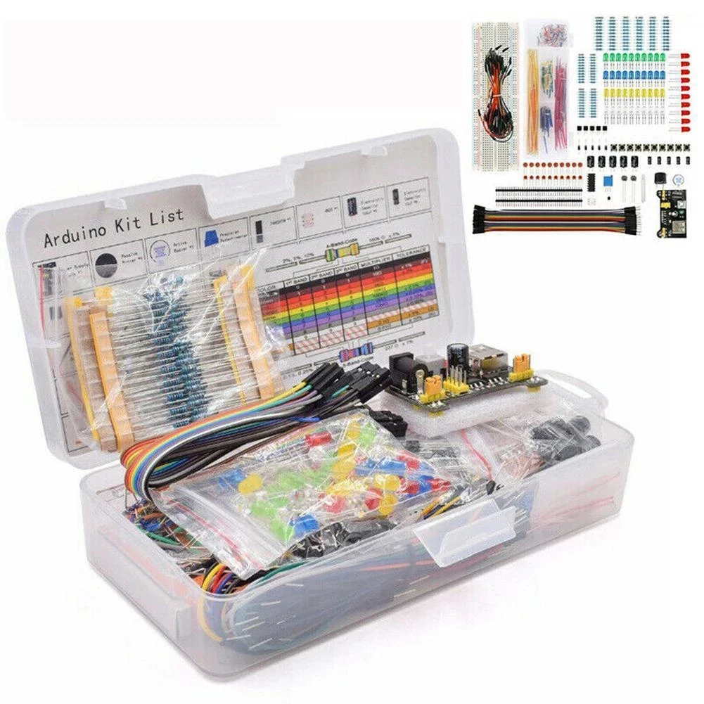 Eletrônico DIY Project Starter Kit com caixa, breadboard para Arduino ...