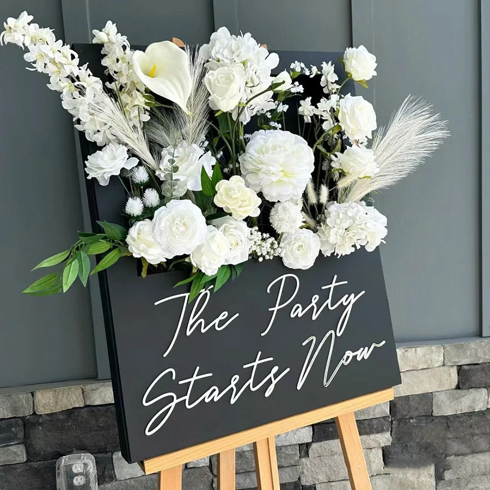 Custom-Flower-Box-Wedding-Welcome-Sign-Mosaic-Frame-Box-Flower-Box ...