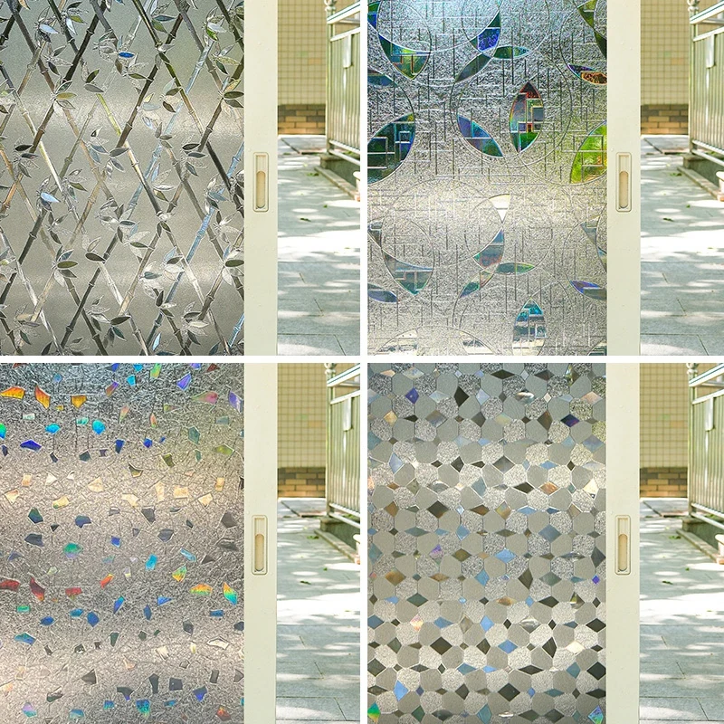 3D Decorative Privacy Film Window Film Glass Privacy Stickers Stained ...