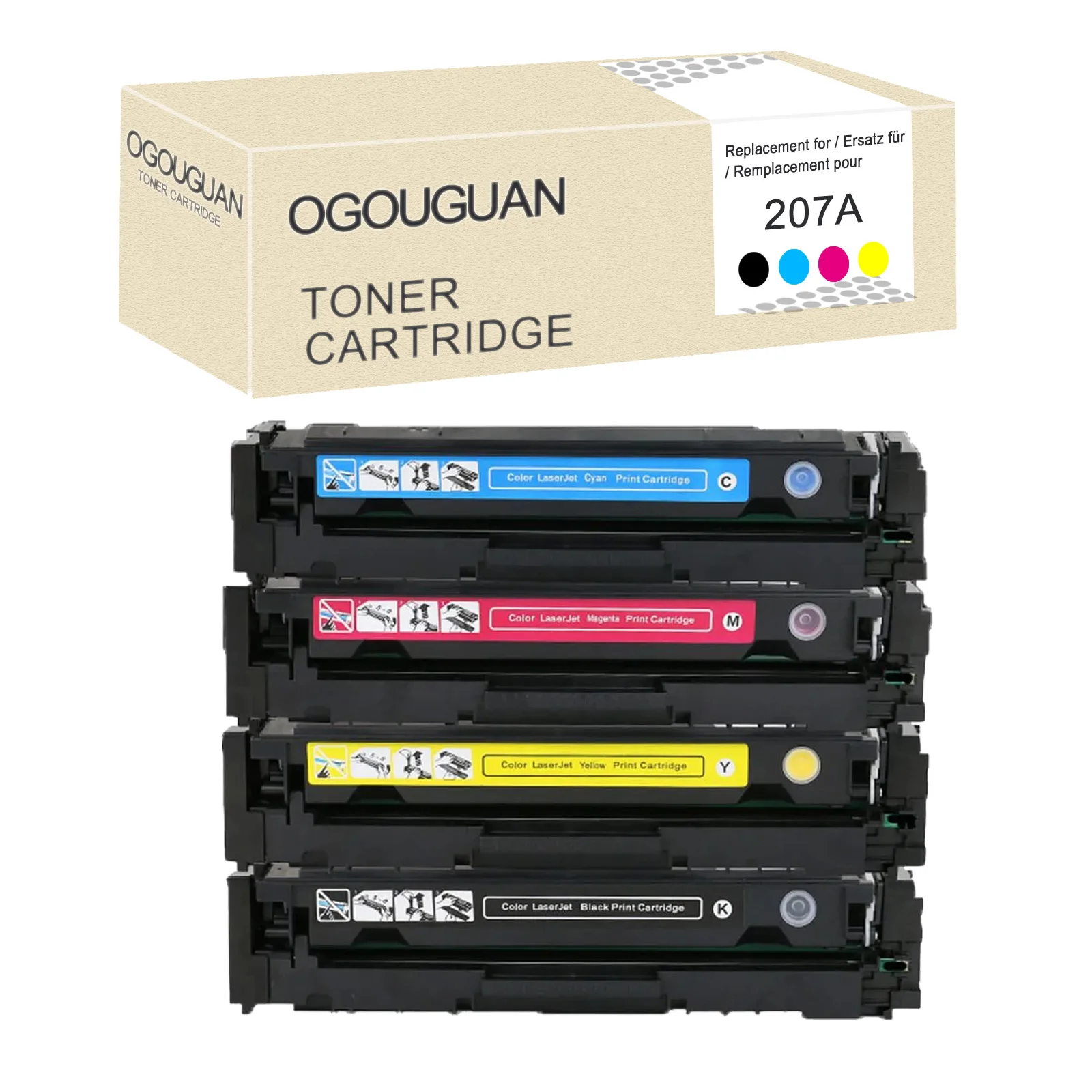 Compatible-HP-207A-with-Chip-Toner-Cartridges-High-Yeild-3150-Pages ...