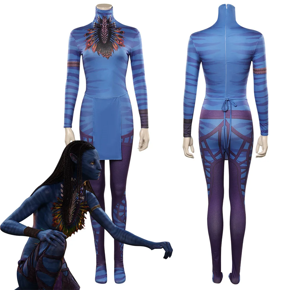 Neytiri Cosplay Costume Avatar 2 Movie The Way Of Water Fantasy Women ...