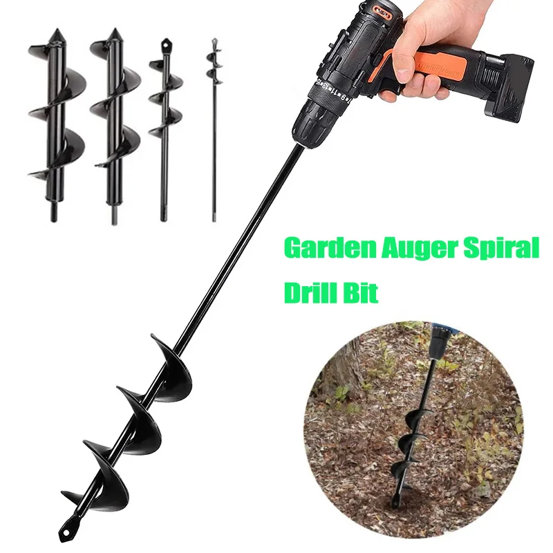Garden-Auger-Spiral-Drill-Bit-Gardening-Flower-Planter-Earth-Drill ...