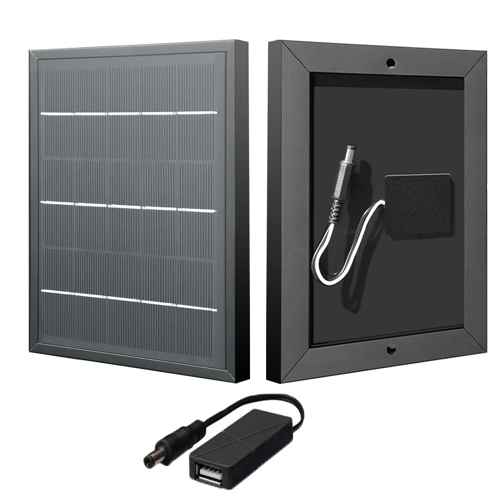 Minicabezal Solar de vidrio, Panel trasero de 7,5 V, 3W, 500mA ...