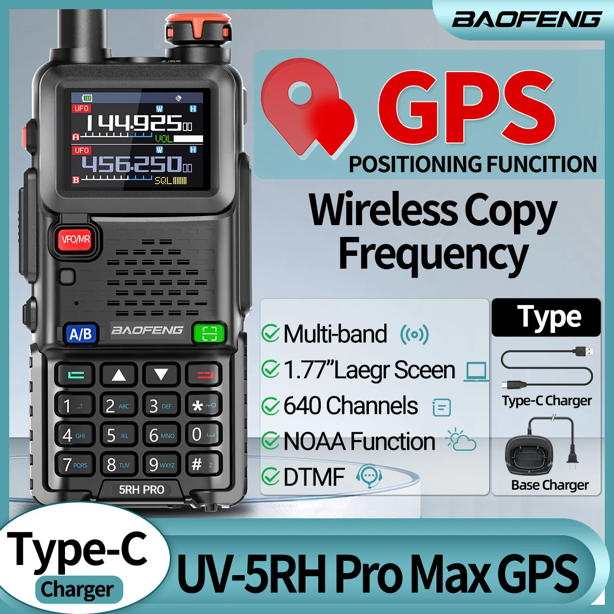 Baofeng-UV-5RH-PRO-MAX-GPS-Full-Band-Walkie-Talkie-Wirless-Copy ...
