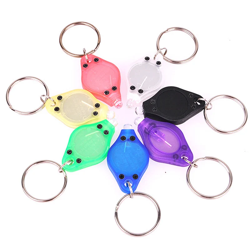 Led Mini Night Keyhole Keychain Light Cool Flashlight Portable Gift ...