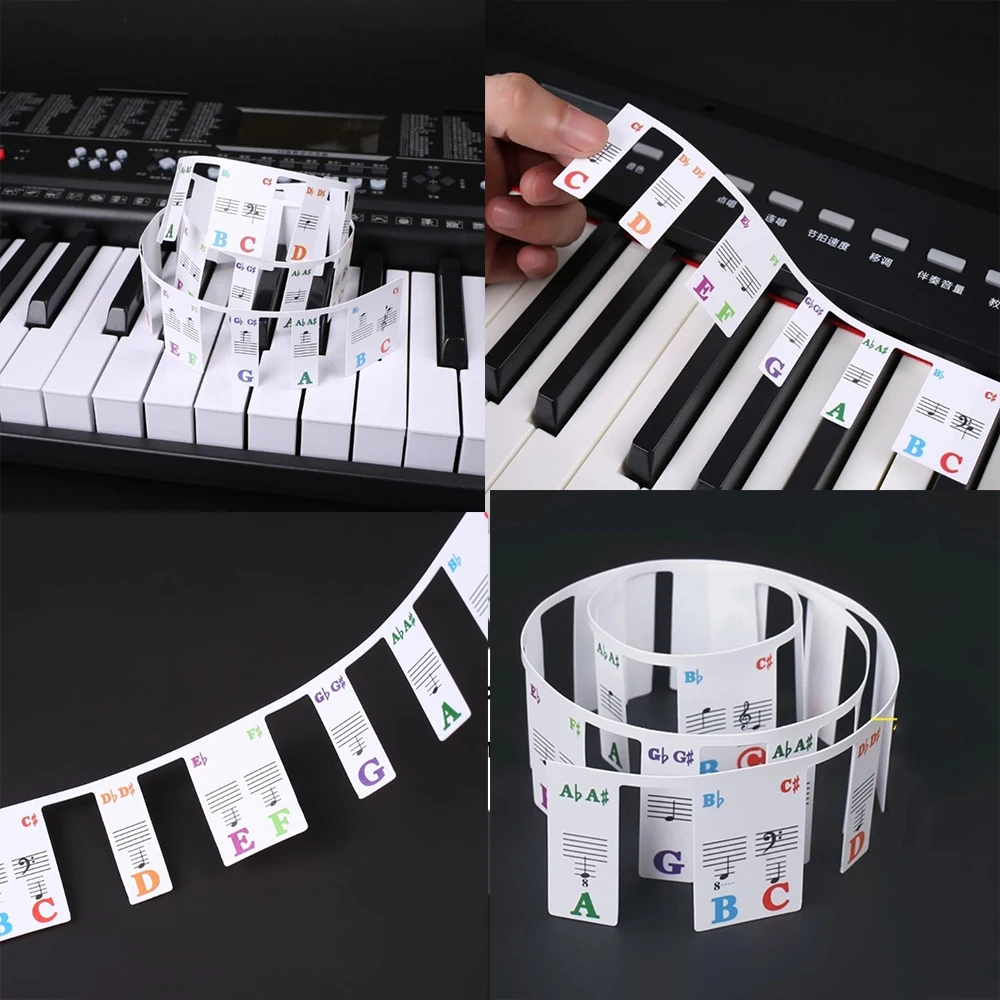 61-Keys-88-Keys-Removable-Piano-for-KEY-Labels-Piano-Keyboard-Stickers ...