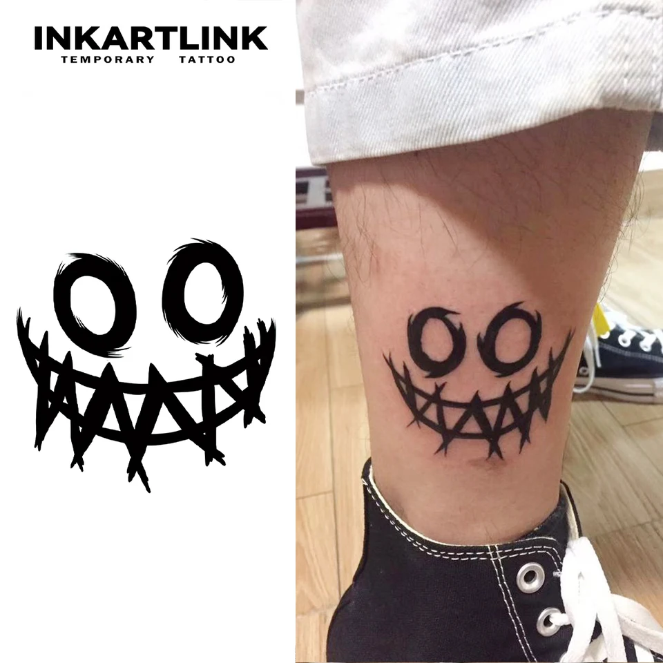 Transfer Tattoos Joba Smiley Face Tattoos Smiley Ink: Top Tattoo ...