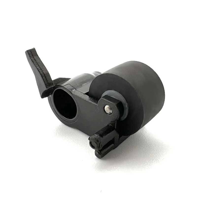 1Pcs-10mm-Rubber-Wheel-Pinch-Roller-With-Plastic-Bracket-Holder-For ...