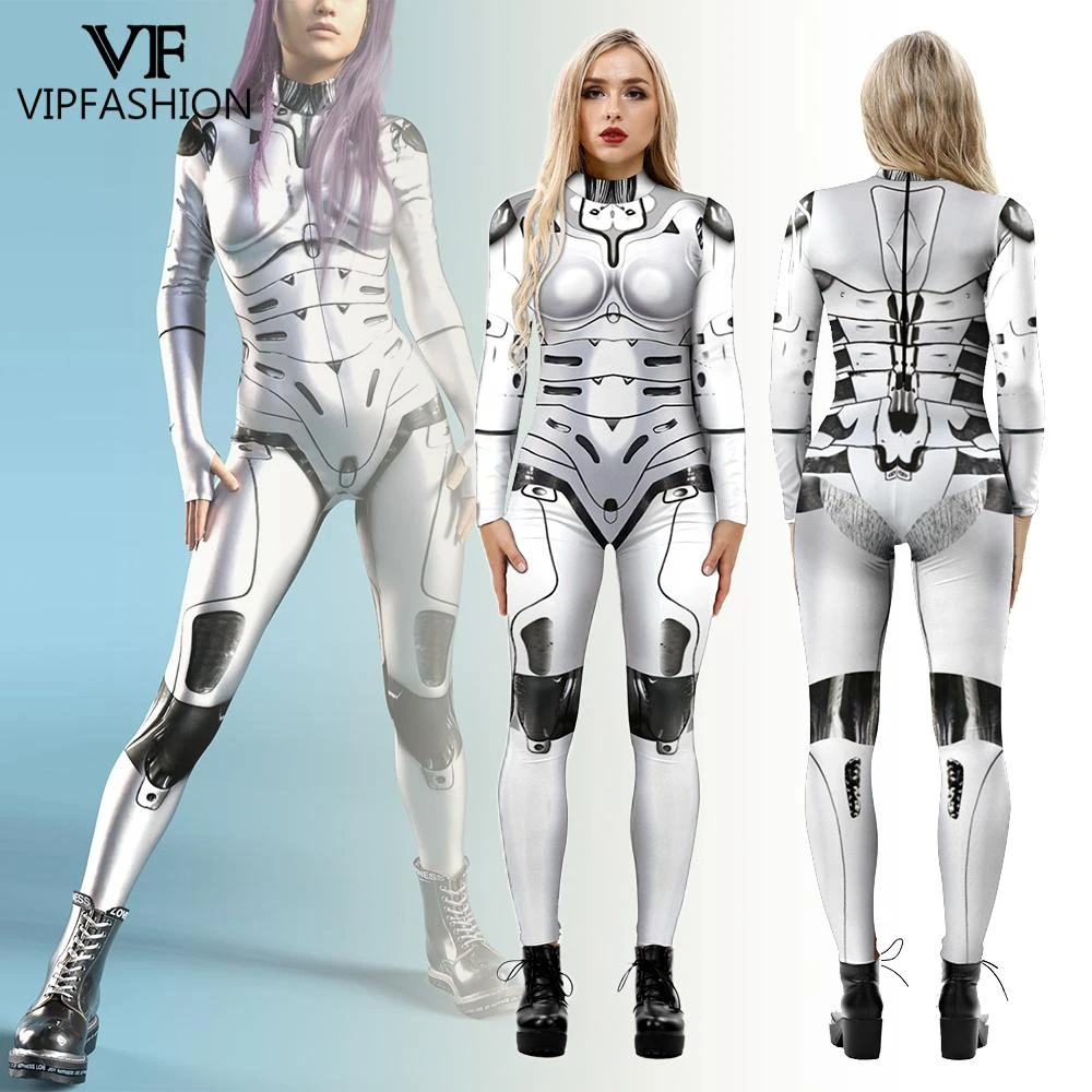 Vip Fashion New Robot Punk Skeleton Cyberpunk Steampunk Halloween ...