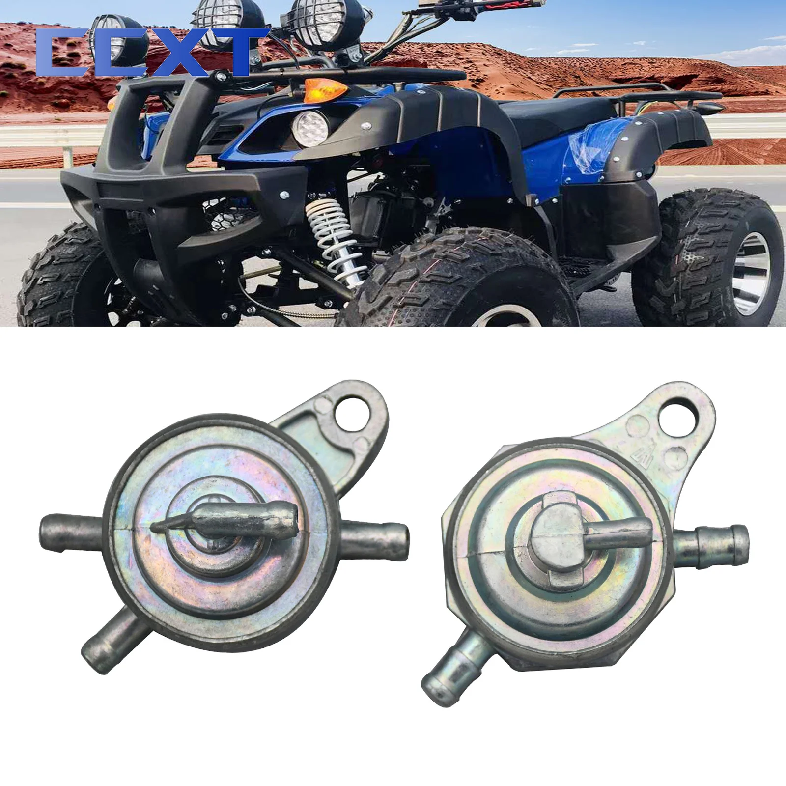 Motorcycle 3 Way Vacuum Fuel Pump Petcock For Roketa Sunl Taotao Jonway ...