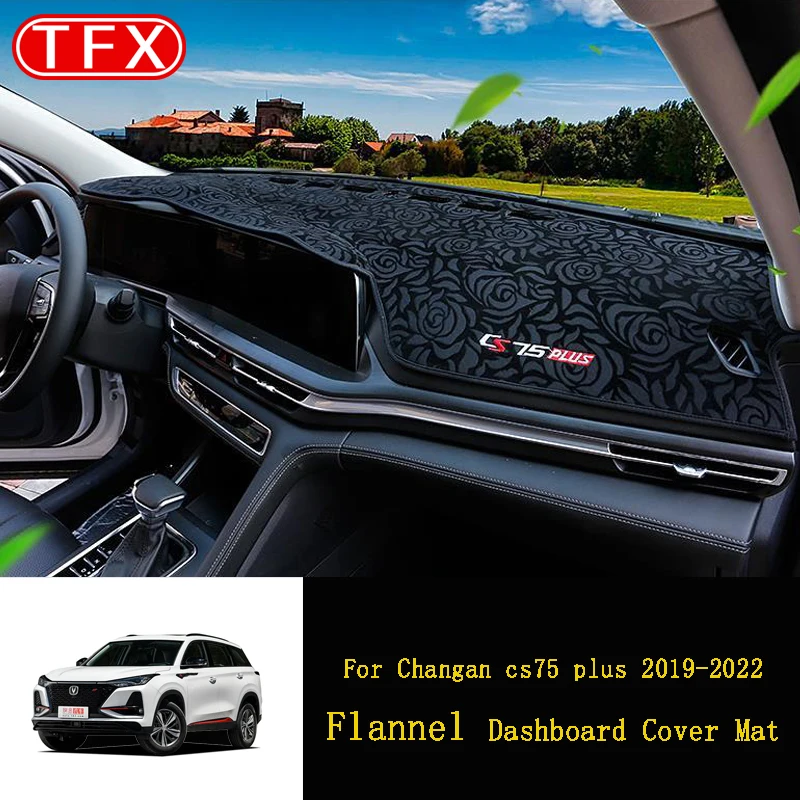 Flannel Slip Anti Uv Mat Car Styling Dashboard Cover Pad Dashmat Sun ...