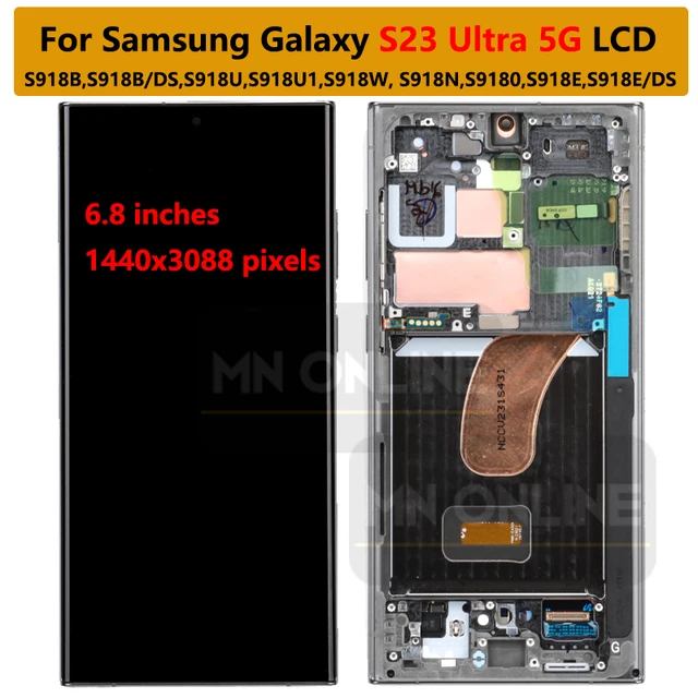6.8” NEW Original Display For Samsung S23 Ultra LCD Touch Screen ...