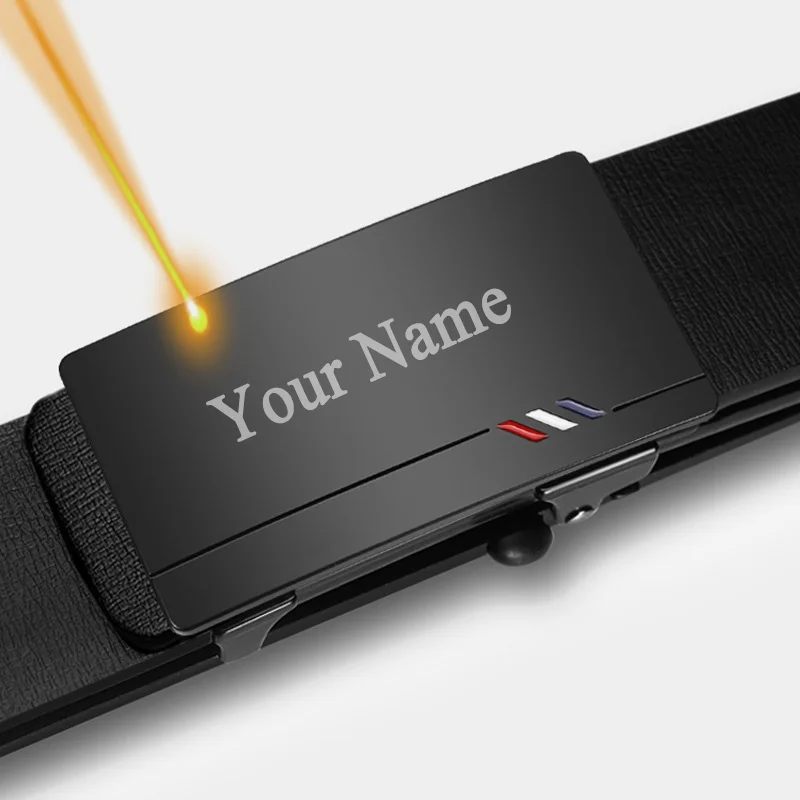 Free Engraved Custom Name Belt for Men Personalized Design LOGO ...