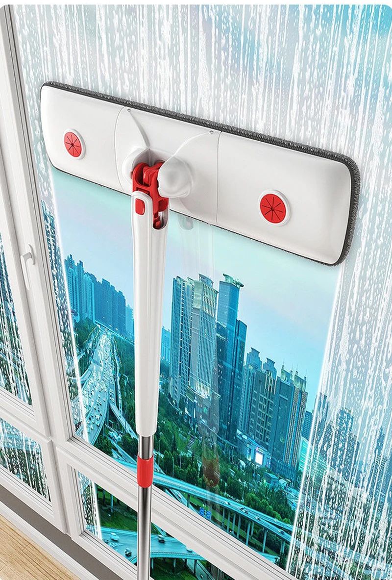 NEW-Twist-360-Mop-Flat-Floor-Self-wringing-Xtype-Squeezing-Household ...