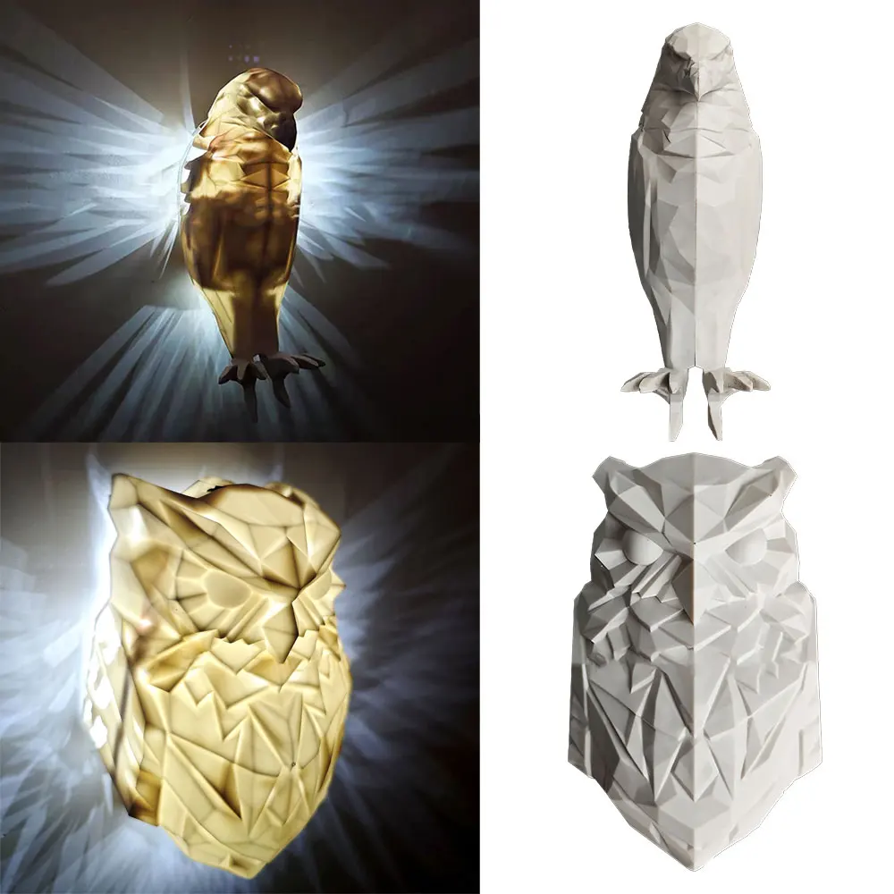 Bird-Wall-Lamp-Owl-Eagle-Shape-Projector-Modern-Creative-Atmosphere ...