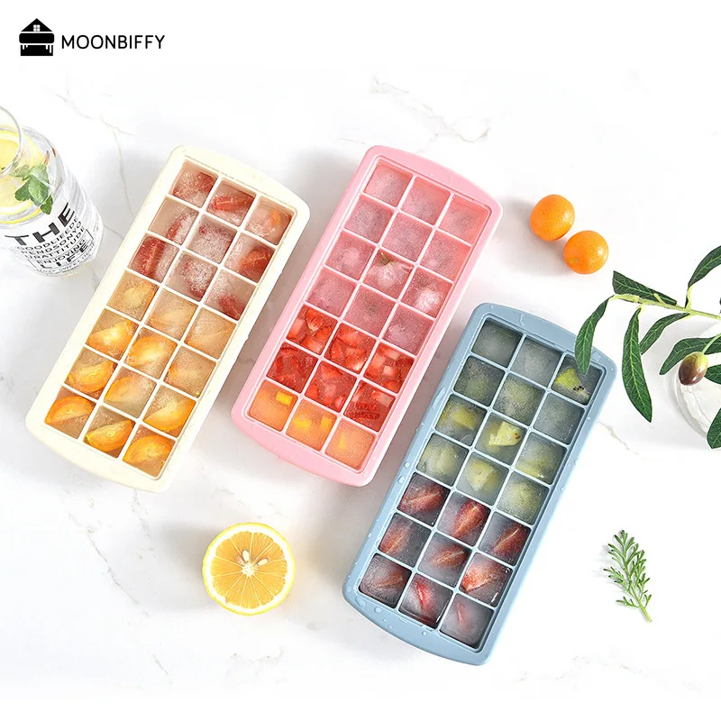 21grid Silicone Infant Hielo Food Storage Fruit Breast Milk Freezer Ice ...