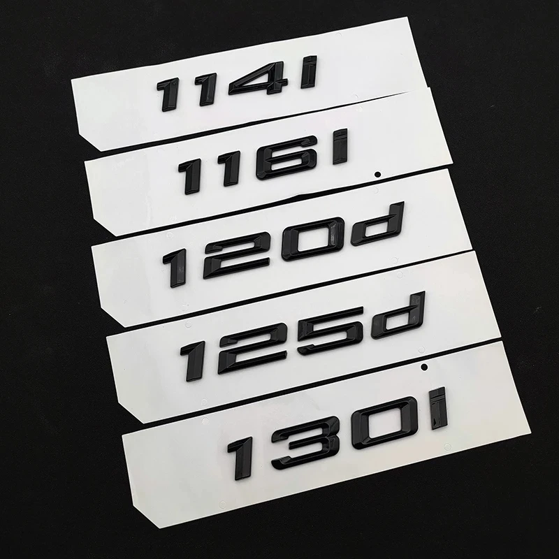 3D-ABS-Black-Car-Trunk-Sticker-114i-116i-118i-120i-123i-125i-130i-116d ...