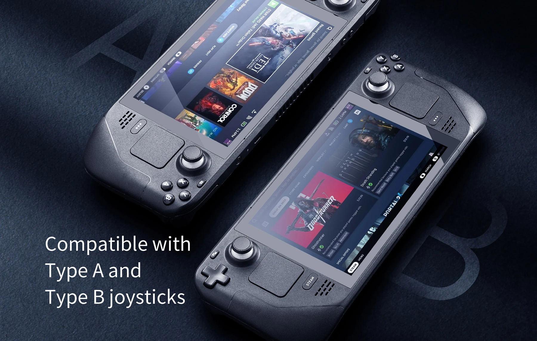 Módulo Joystick Eletromagnético Gulikit Sd02 Steam Deck Tipo A E Tipo B Joystick Sem Deriva ...