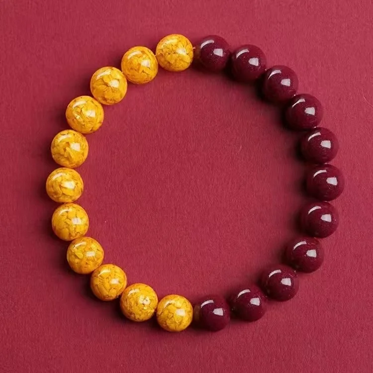 Natural-Raw-Ore-Crystal-Sand-Realgar-Bracelet-Men-s-and-Women-s ...