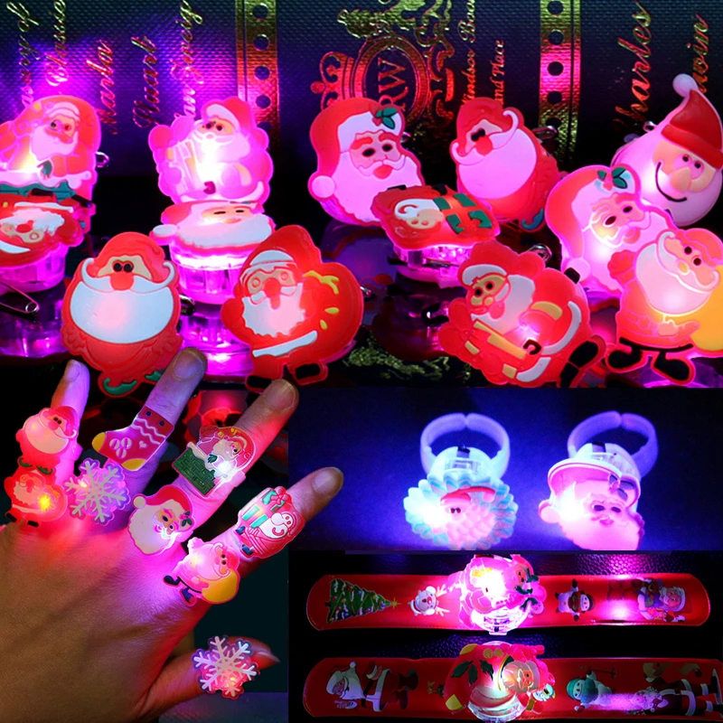 Christmas Pinata Filler Toys | Christmas Souvenirs Children - 5pcs Led ...