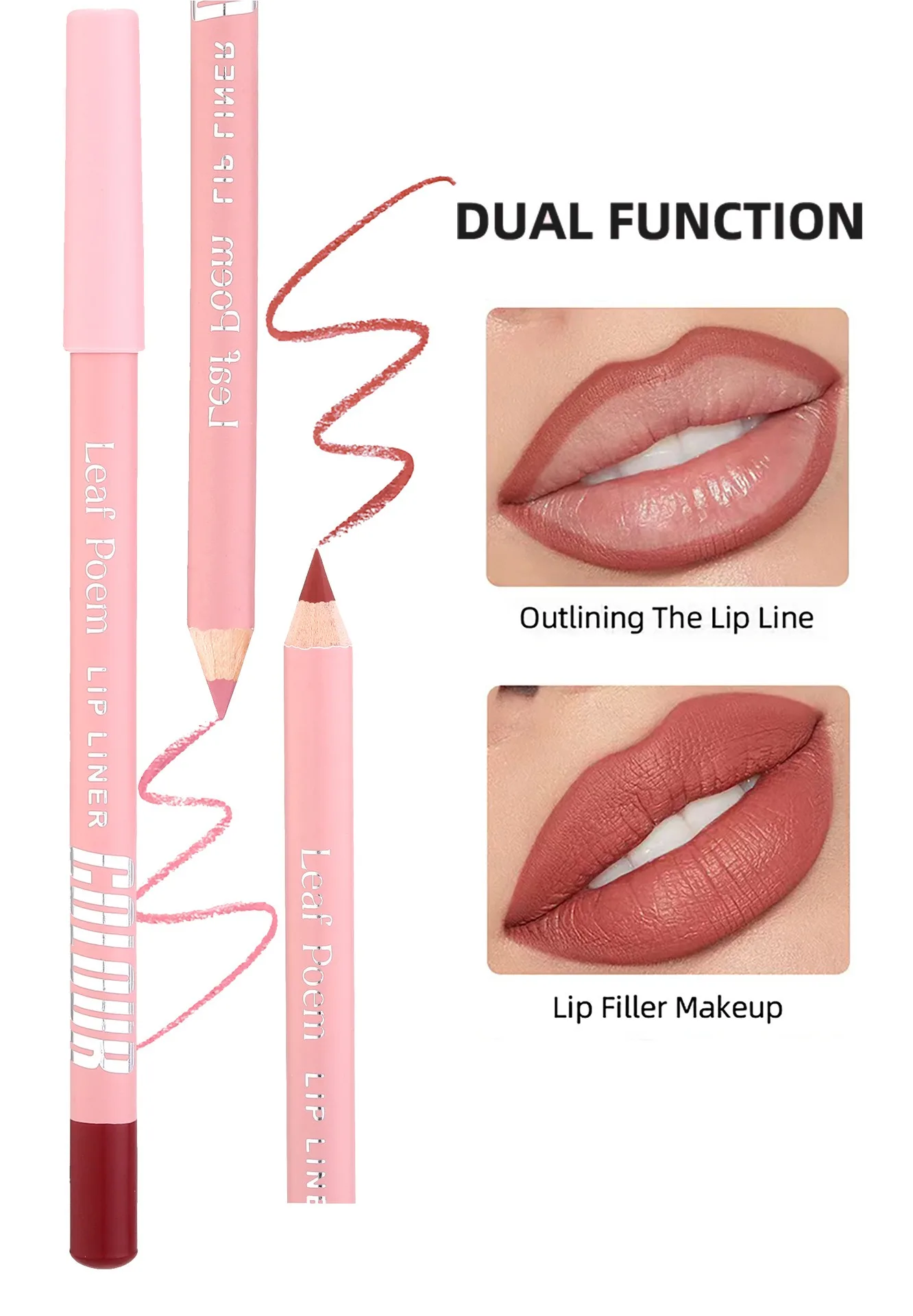 12-цветный матовый карандаш для губ, набор, сексуальный красный ...