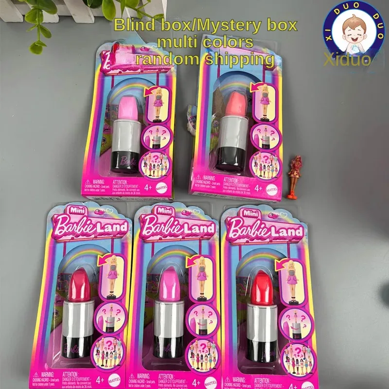 Muñeca Barbie original, Mini lápiz labial Barbieland, caja misteriosa ...