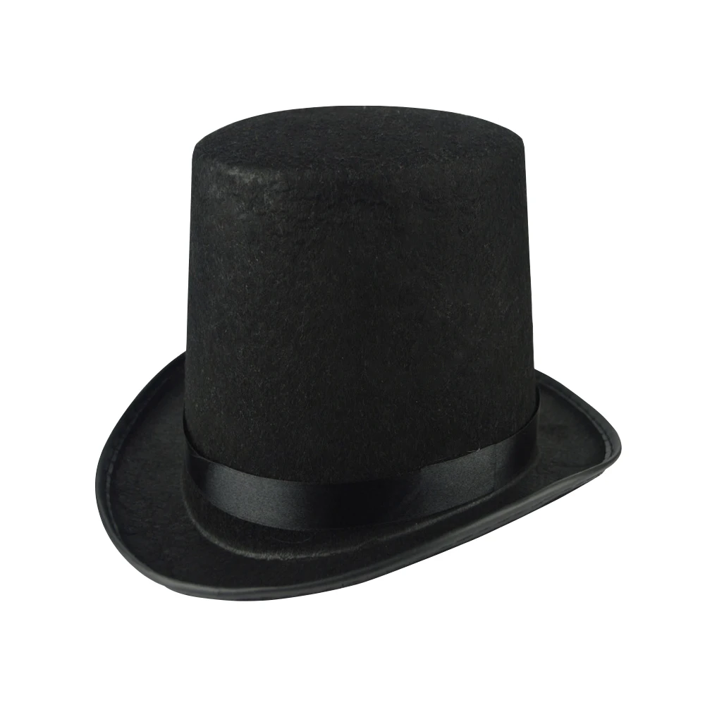 The-magician-performed-high-Hat-Halloween-hat-cap-flat-black-hat-Jazz ...