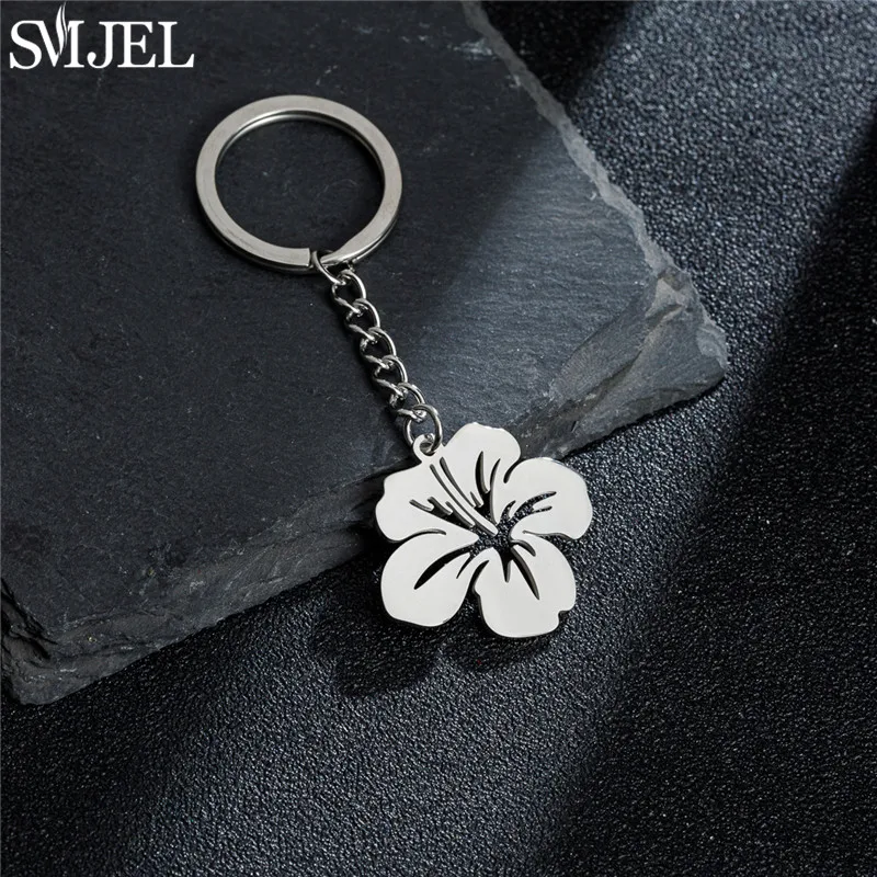 SMJEL-Handmade-Lily-Flower-Keychain-for-Women-Bag-Charm-Keyring-Fashion ...