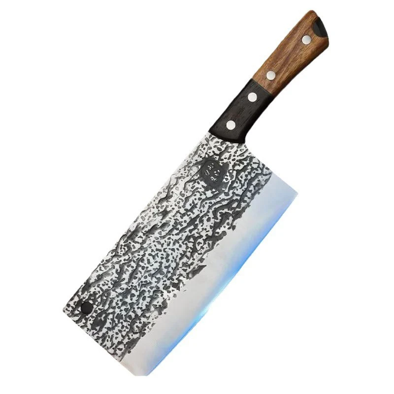 Household-Kitchen-Knives-Wood-Handle-Butcher-Cleaver-Meat-Fish-Slicing ...