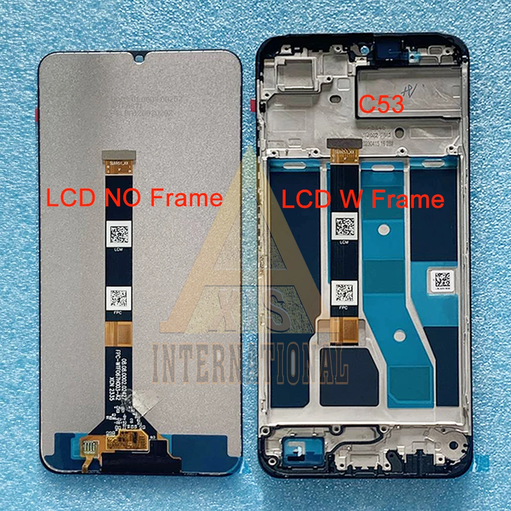 6-74-Original-For-Realme-C53-LCD-Screen-RMX3760-LCD-Screen-Frame-Touch ...
