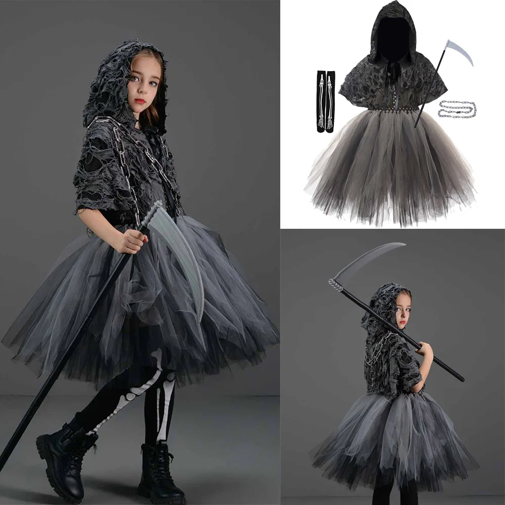 Halloween-Children-Harvester-Cosplay-Tutu-Dress-Stage-Performance ...