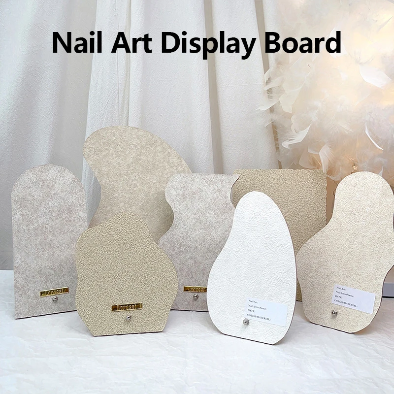 Nail-Art-Display-Board-Mixed-Shape-Showing-Shelf-Board-Manicure-UV-Gel ...