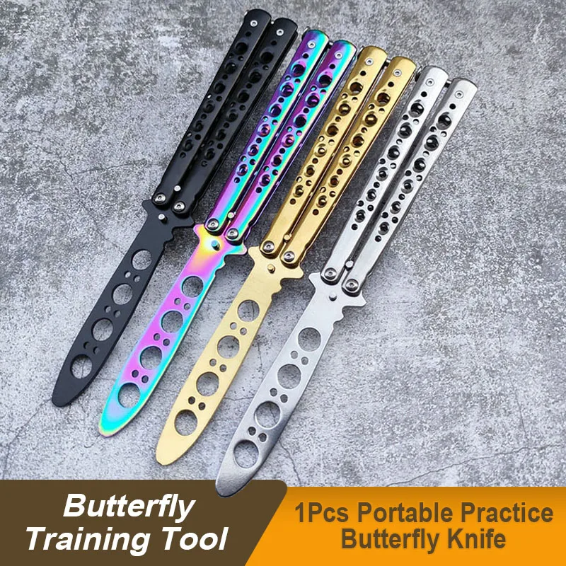 Draagbare Praktijk Vlindermes Csgo Balisong Trainer Rvs Pocket ...