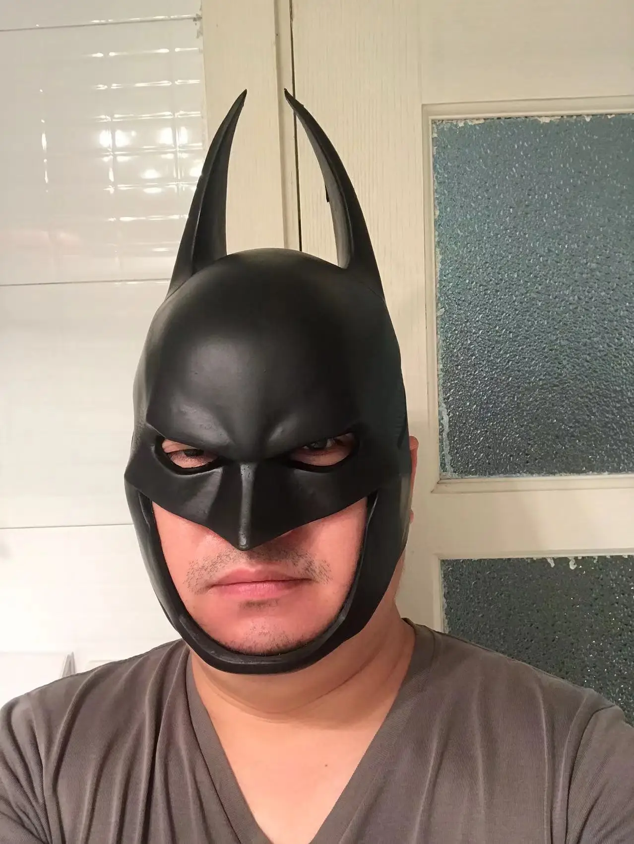 Bat-Full-Face-Mask-PU-Leather-Dark-Knight-Cosplay-Bats-Man-Headgear ...