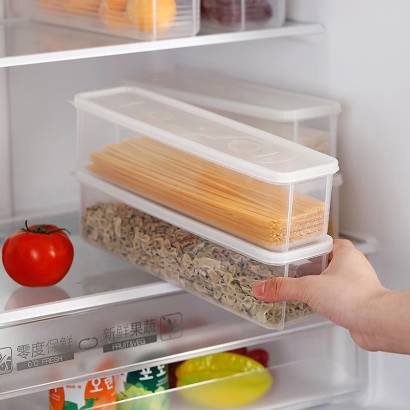 1Pc-Rectangular-Sealed-Pasta-Spaghetti-Box-Hermetic-Jar-Fruit-Plastic ...
