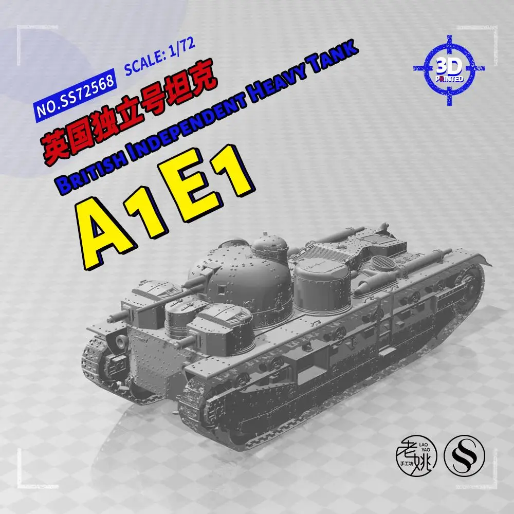 1-72-3D-Printed-British-A1E1-Independence-Tank-3D-Print-DIY-Tank-Unique ...