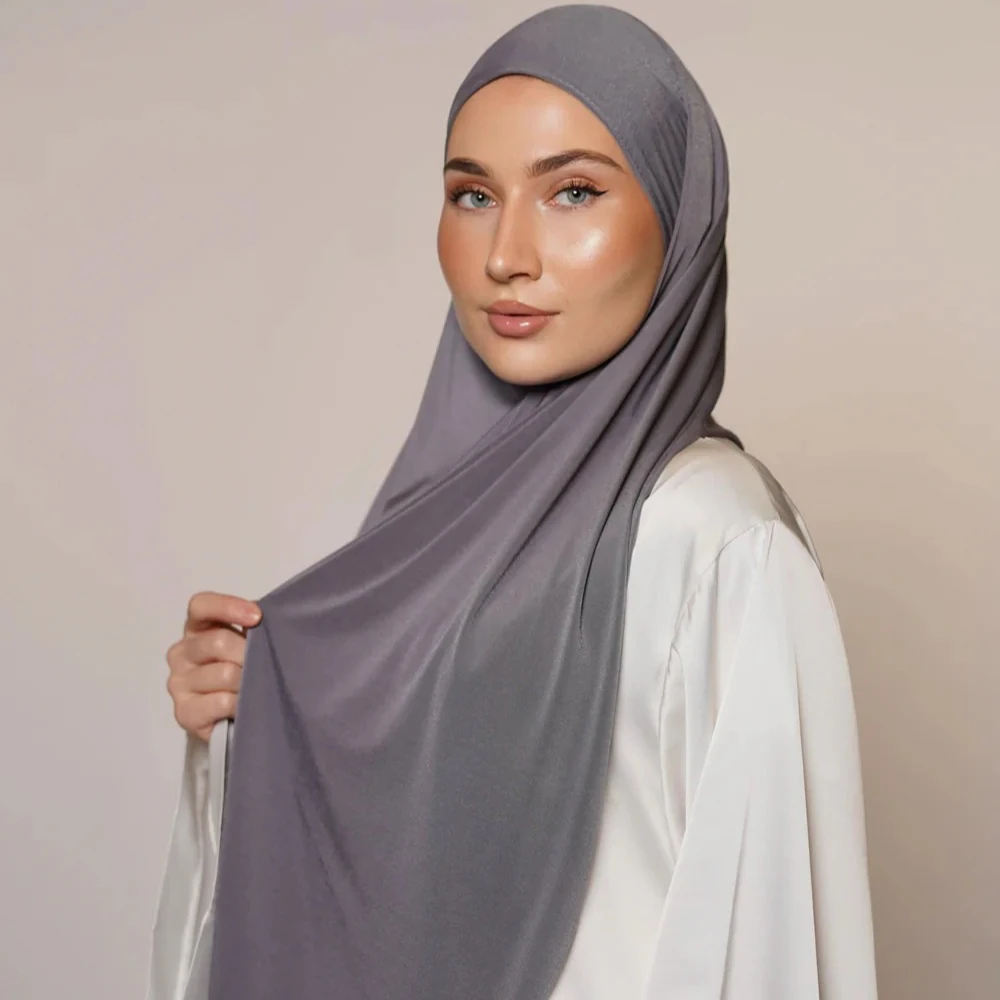 Nuevo Hijabs de línea de Jersey Premium para mujer, bufanda Hijab ...