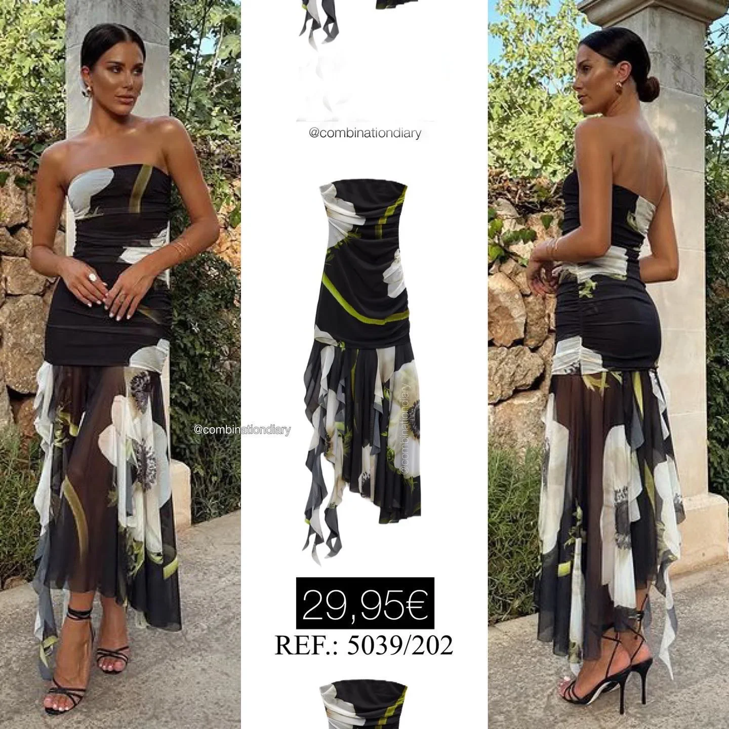 Sexy-Tulle-Bodycon-Tube-Top-Dress-for-Women-Print-Off-Shoulder-Corset ...