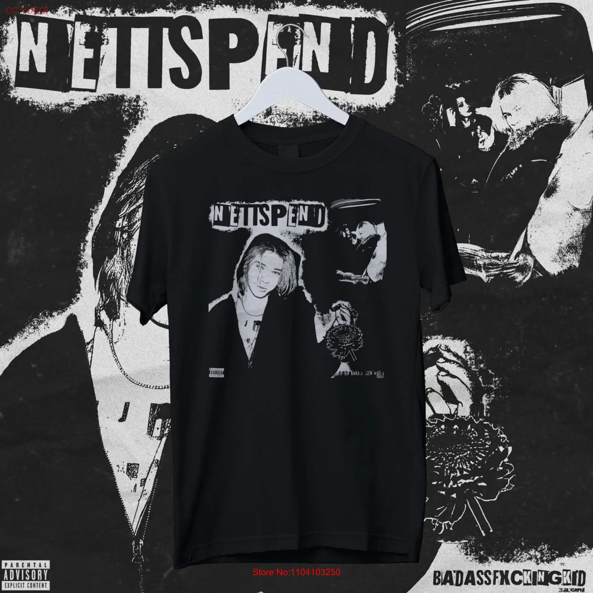 Netspend-Rapper-T-Shirt-Hip-Hop-Artist-Tribute-Music-Merch-Urban ...