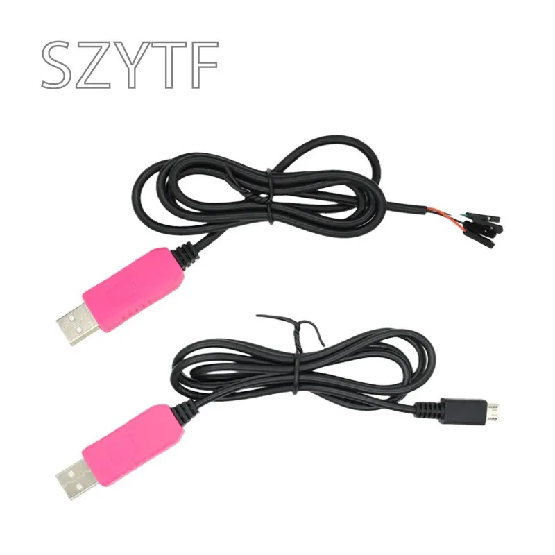 MICRO USB 5PIN 1M CP2102 USB To UART TTL Cable Module 4 Pin 4P Serial ...