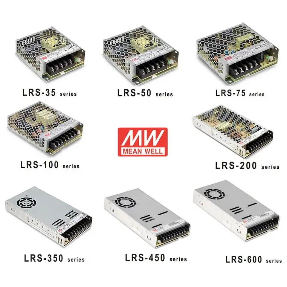 Original Mean Well Brand RS-15/25 LRS-35/50/100/150/200/350/450/600 ...
